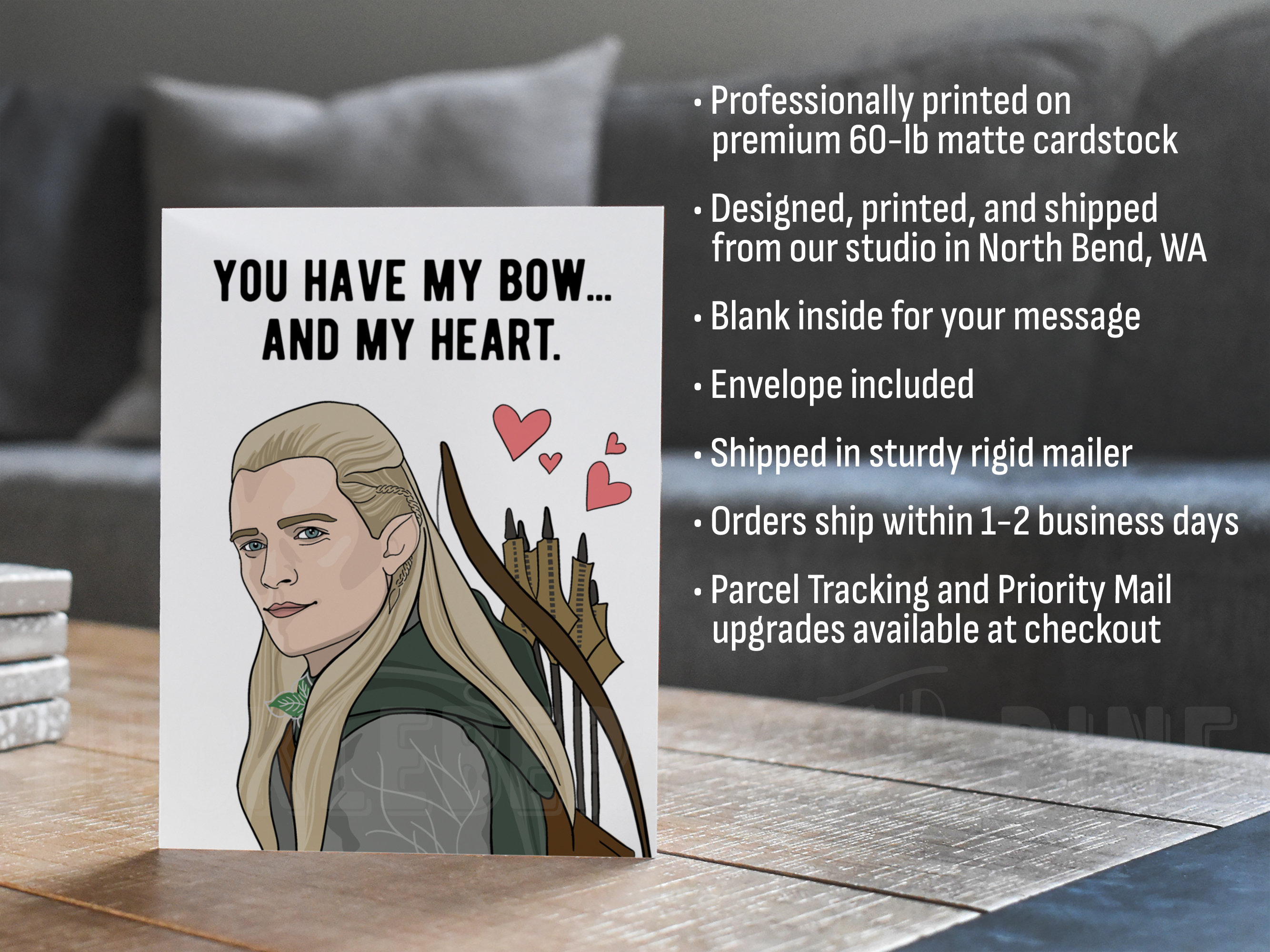 Legolas Valentines Day Cards