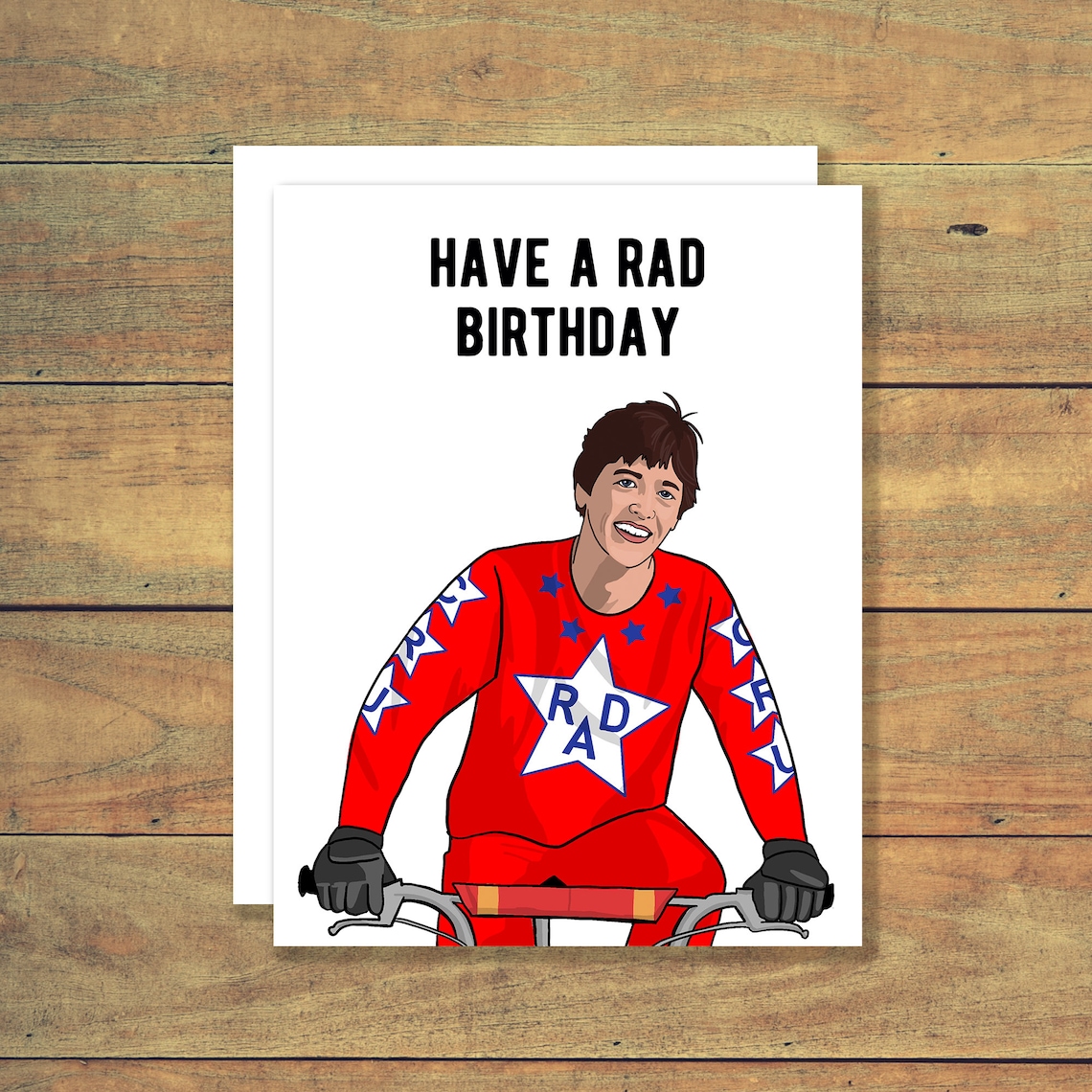 Rad Birthday Card Rad Movie Cru Jones Birthday Card 80's - Etsy