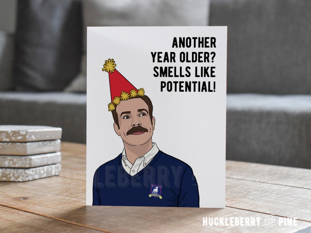 Ted Birthday Card, Happy Birthday, Smells Like Potential, Handmade Pop ...