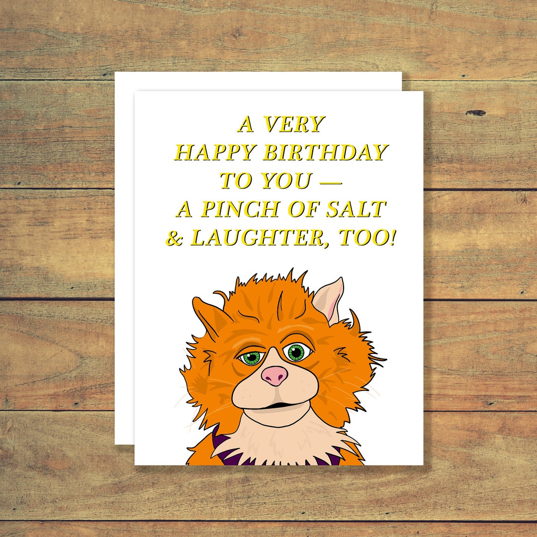 Too Many Cooks Birthday Card Smarf Birthday Card Funny - Etsy