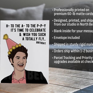 Jean Ralphio Birthday Card, Can't Rap, Parks and Rec Greeting Card ...