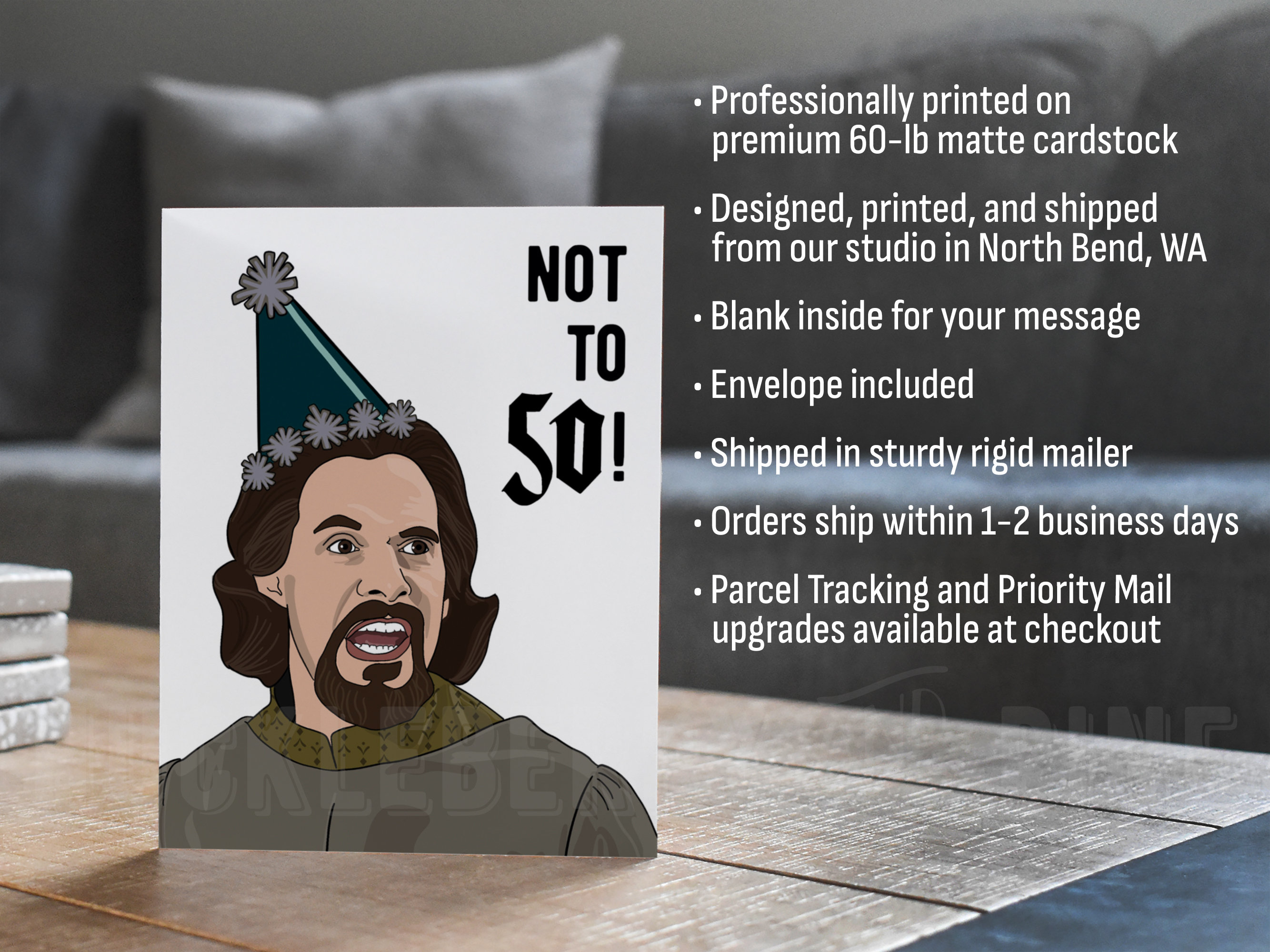 Princess Bride Birthday Card, Count Rugen Not to 50, Princess Bride ...