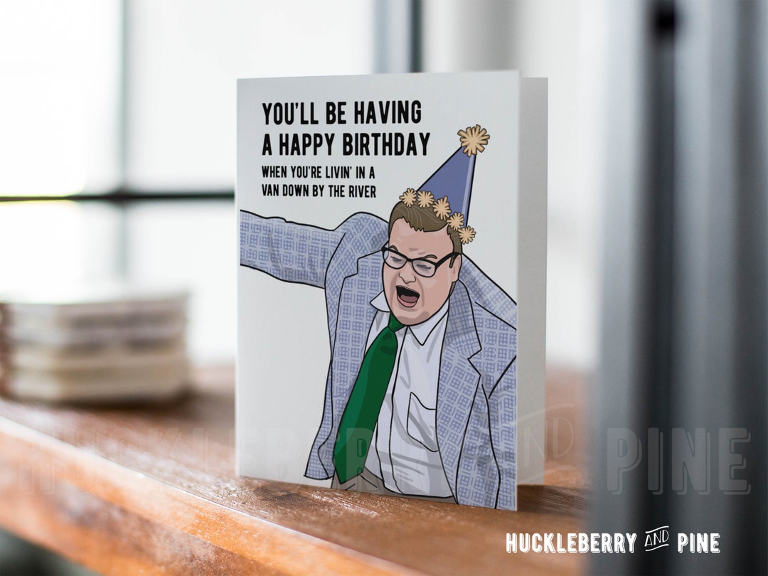 Funny Matt Foley Birthday Card, Chris Farley Greeting Card, Comedy ...