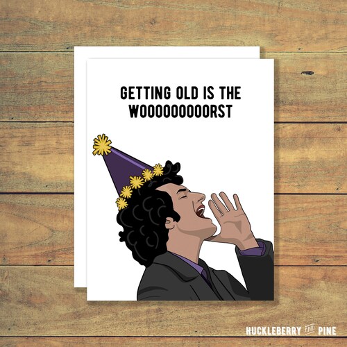 Jean-ralphio Birthday Card Getting Old is the Worst Funny - Etsy