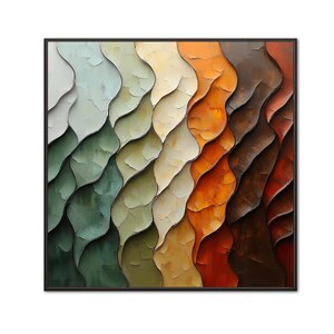 Modern Abstract Wall Art, Earthy Color Tones, Printable Artwork, Home ...