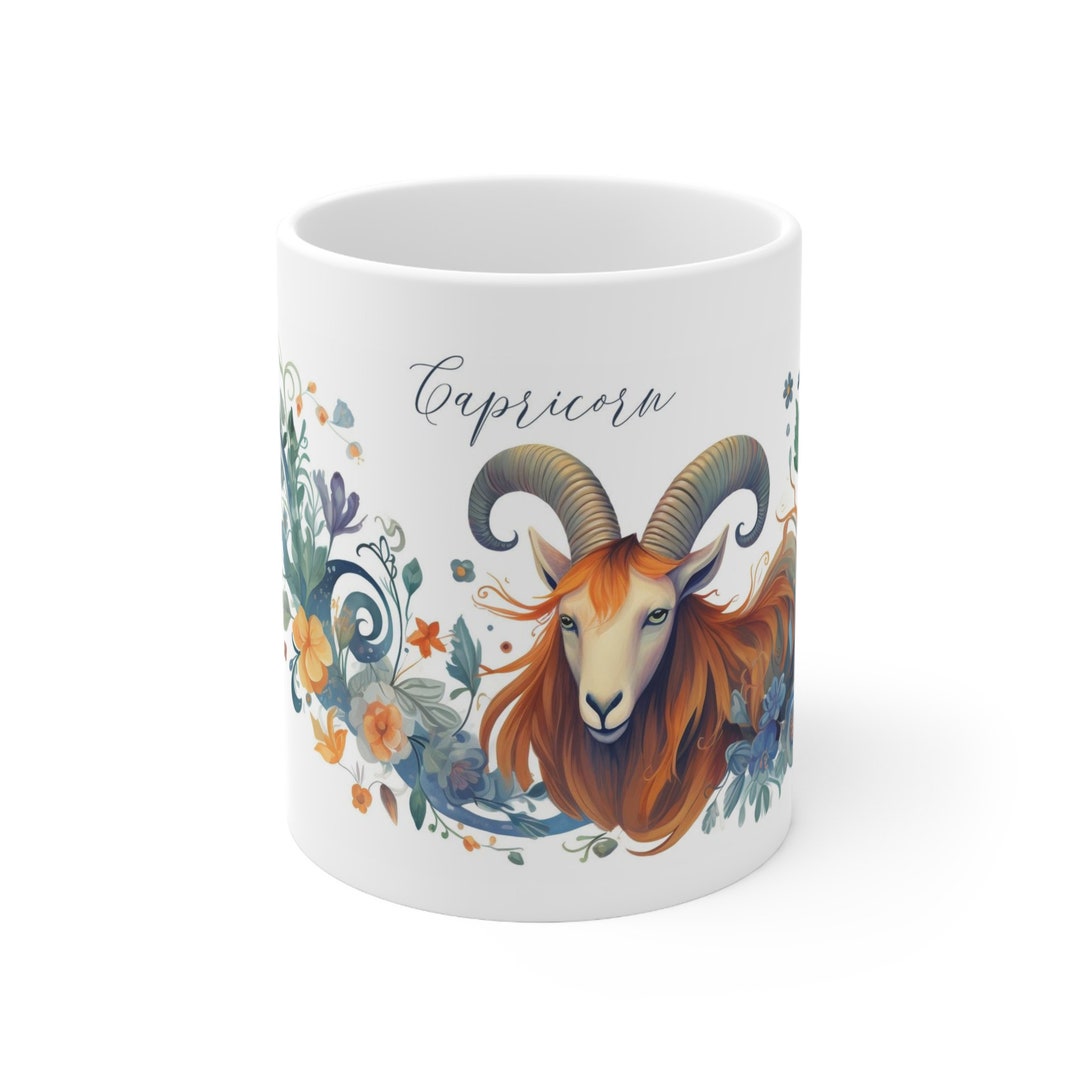 Capricorn Zodiac Sign Coffee Mug Zodiac Birthday Gift - Etsy