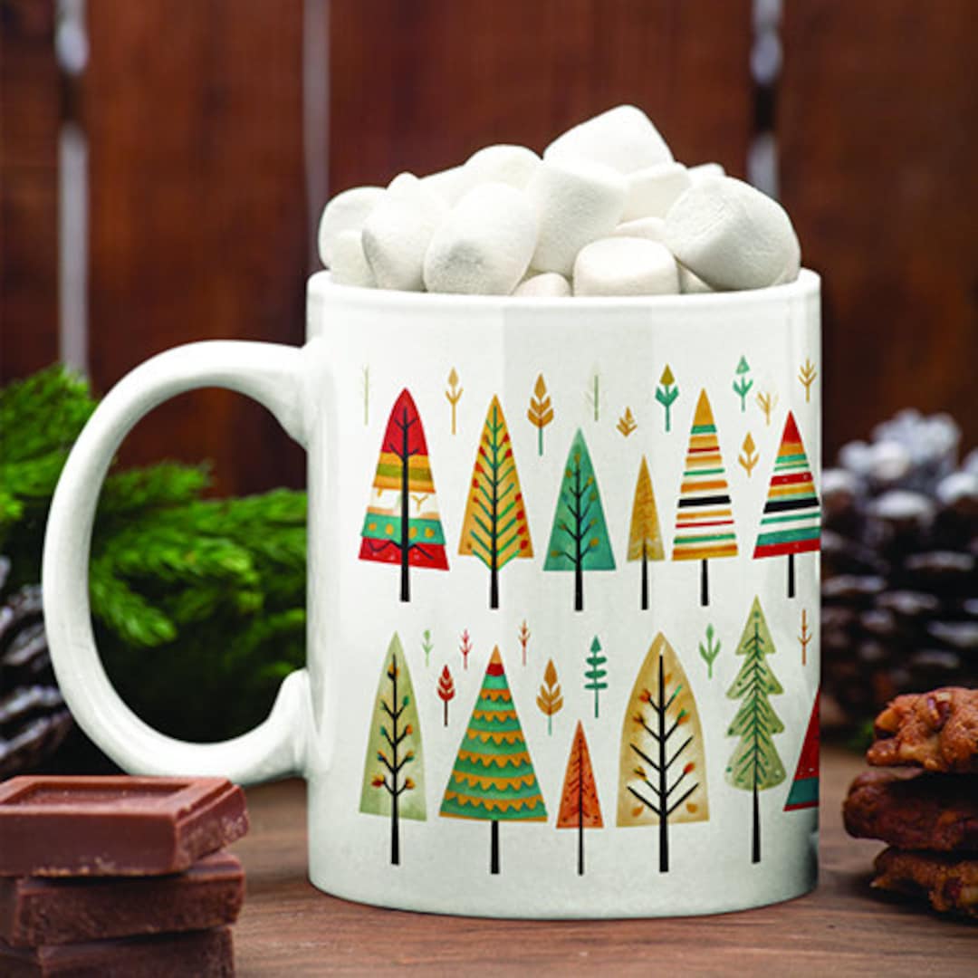 Coffee Mug Holiday Christmas Decor 11oz Ceramic Coffee Cup - Etsy