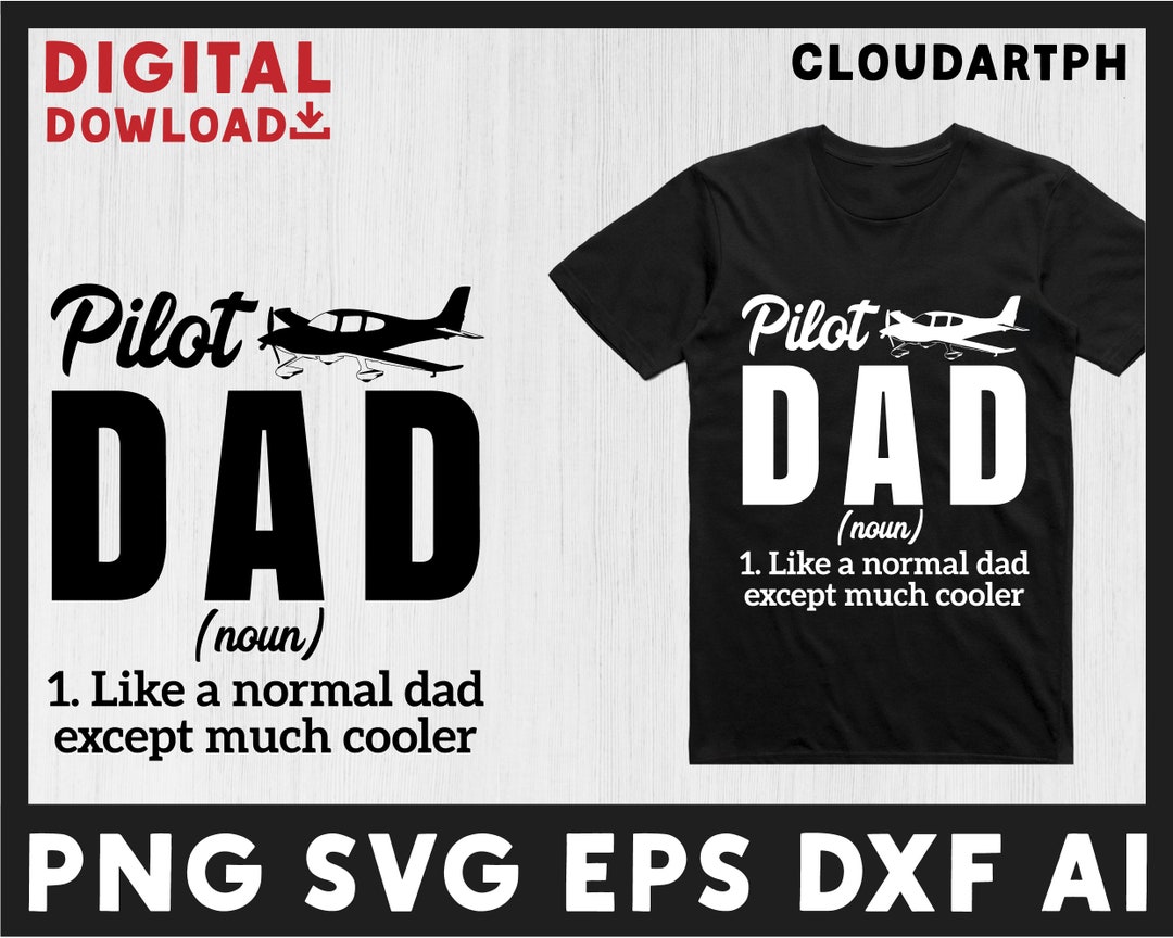 Pilot Svg, Pilot Dad Definition, Airplane Svg, Flight Attendant Svg ...