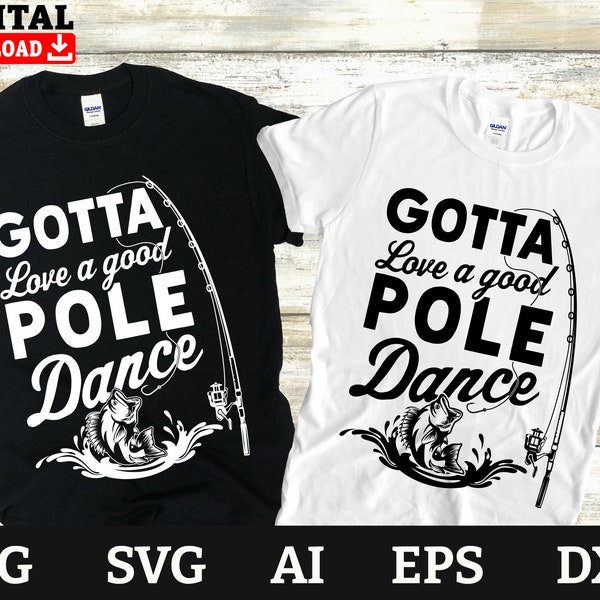 Pole Dancer Fishing Hook Svg - Etsy