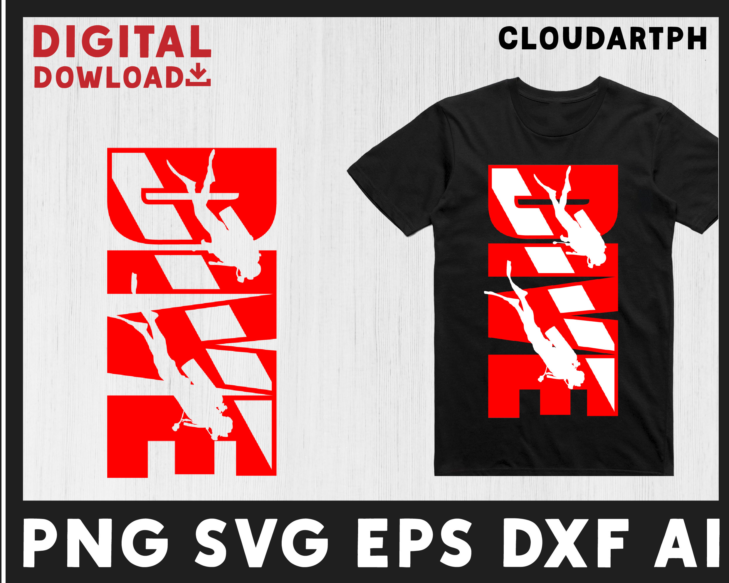 Scuba Svg Diving Flag-cool Scuba Graphic Theme Scuba - Etsy