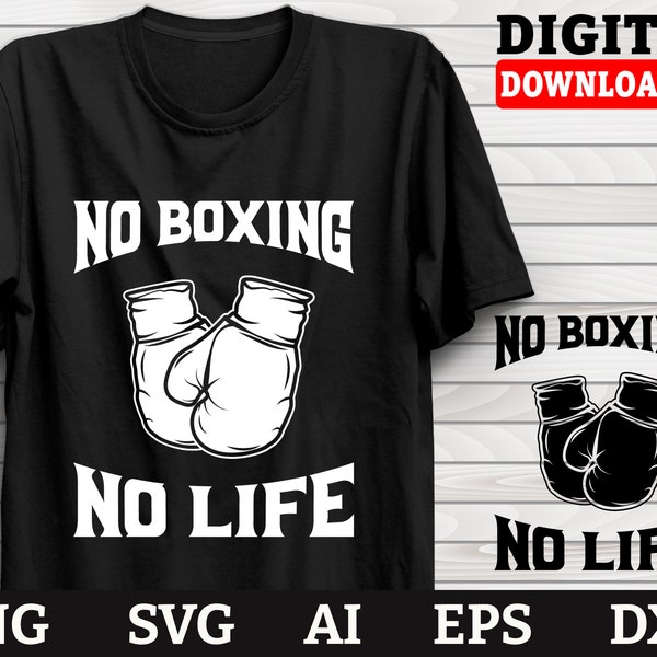 No Boxing No Life - Etsy