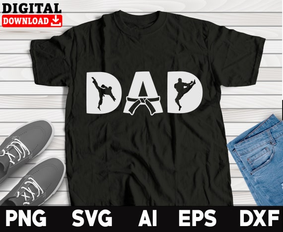 Karate Svg Karate Dad-for Karate Dad Lovers Martial Arts - Etsy