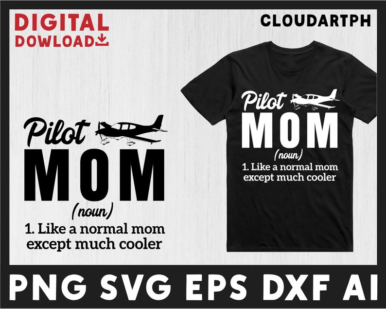 Pilot Svg Pilot Mom Definition Airplane Svg Flight - Etsy
