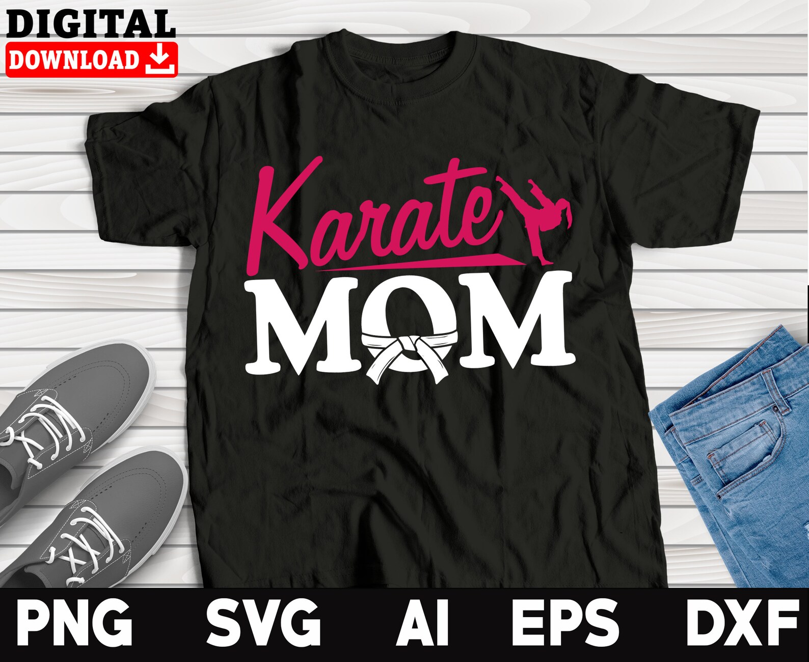 Karate Svg Karate Mom Svg Karate Clipart Martial Arts Svg - Etsy