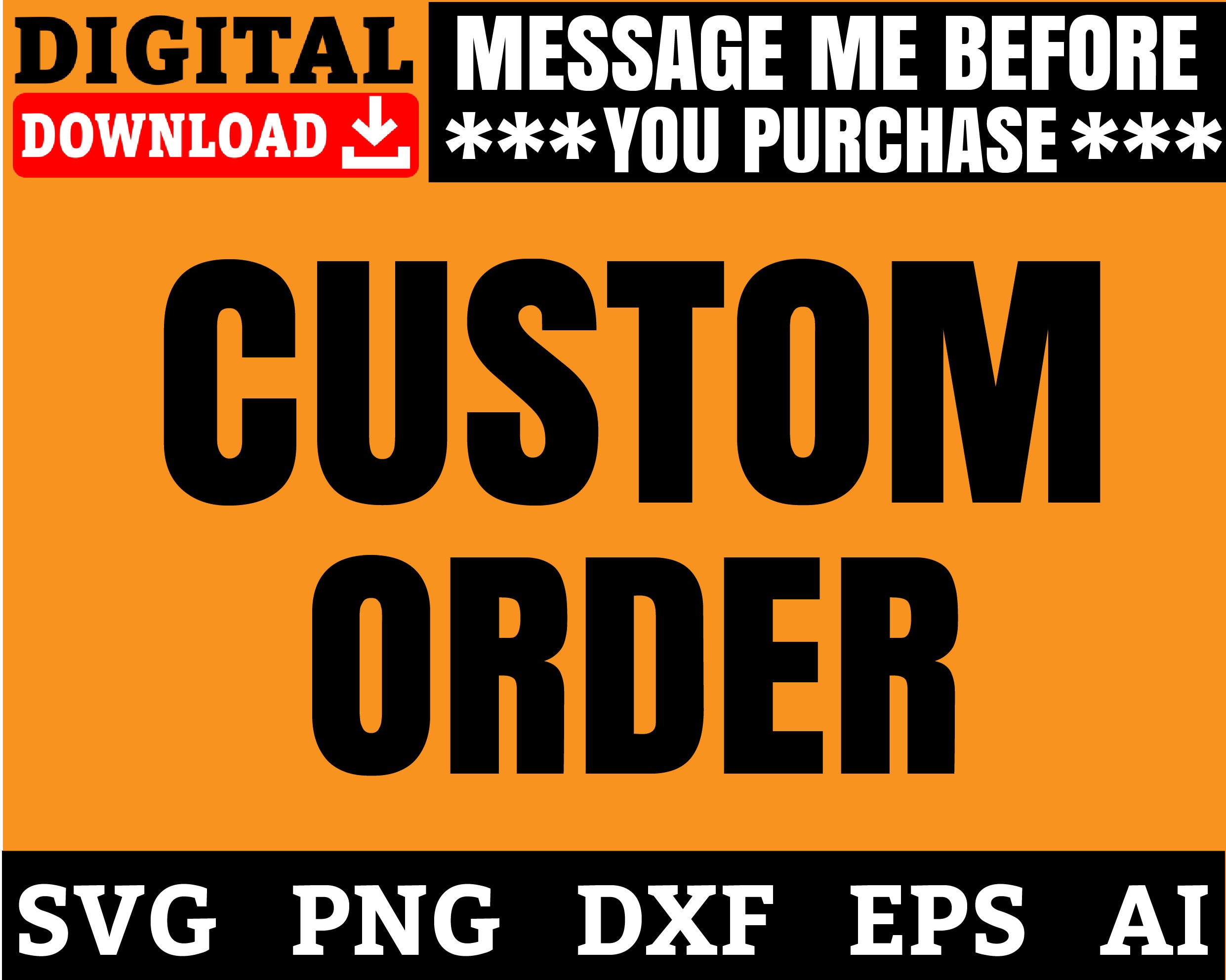 Custom Order Svg Custom Svg Custom Cut File Personalized - Etsy