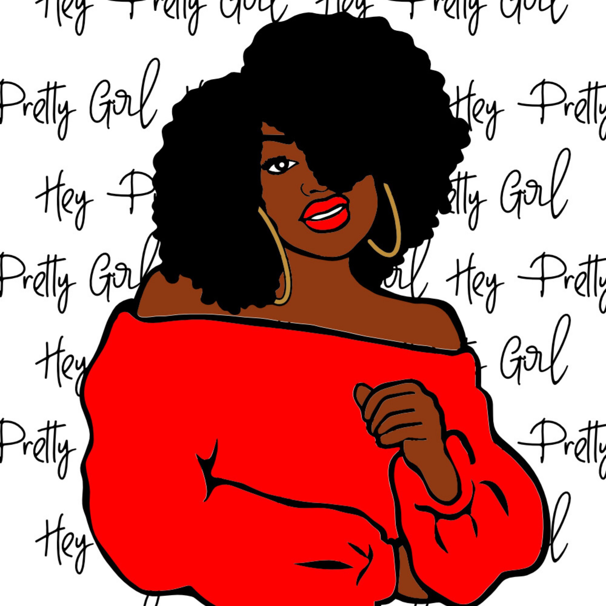 Pretty Girl, Printable Notebook Cover, Printable Journal Cover, Digital ...