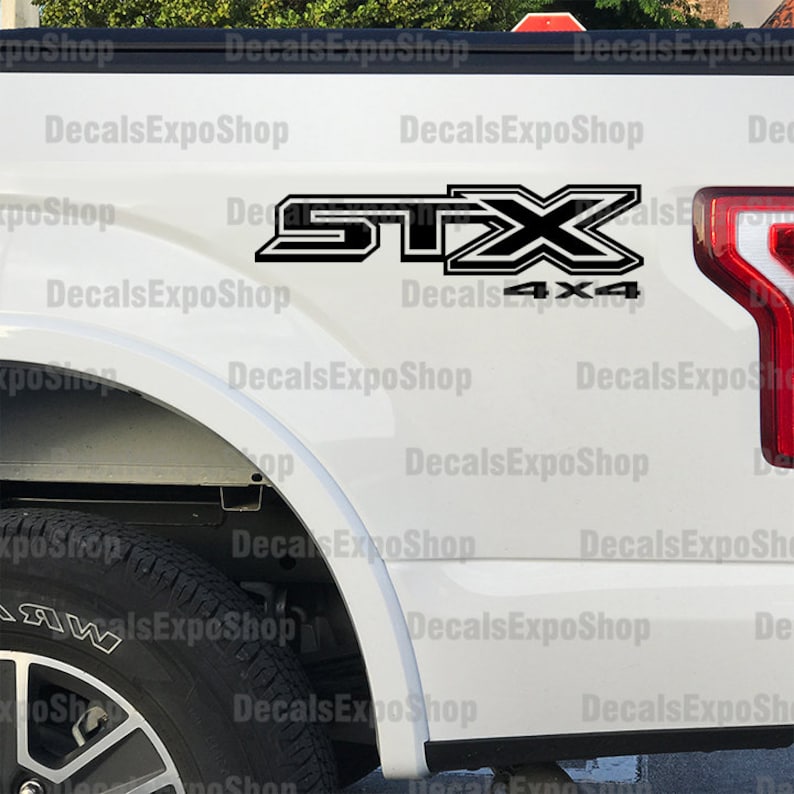 STX 4x4 Decal Fits Bedside Ford F-150 Truck Sticker Vinyl in 6 Colors ...