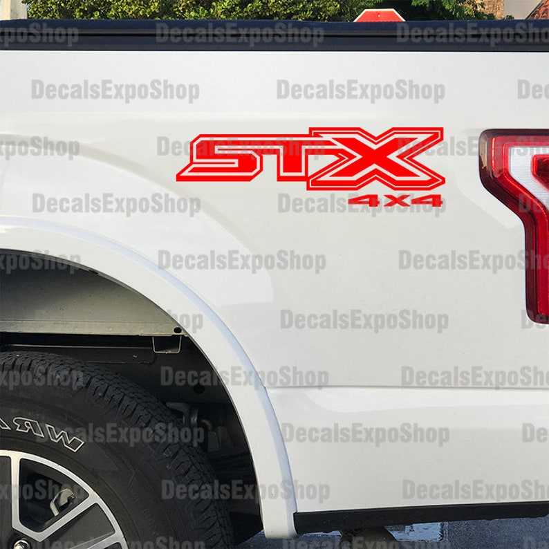 STX 4x4 Decal Fits Bedside Ford F-150 Truck Sticker Vinyl in 6 Colors ...