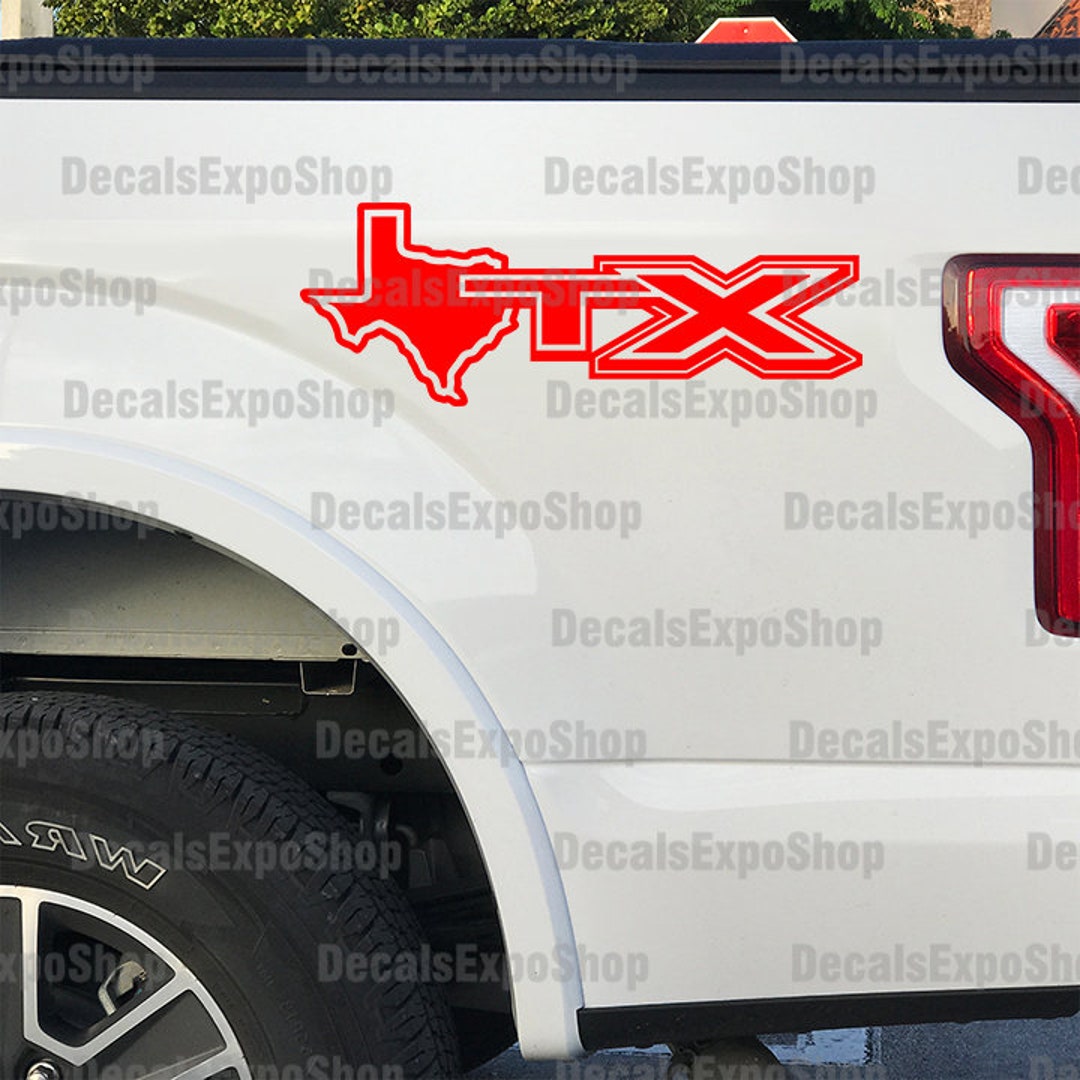 STX Texas Decal Fits Bedside Ford F-150 Truck Sticker Vinyl in 6 Colors ...