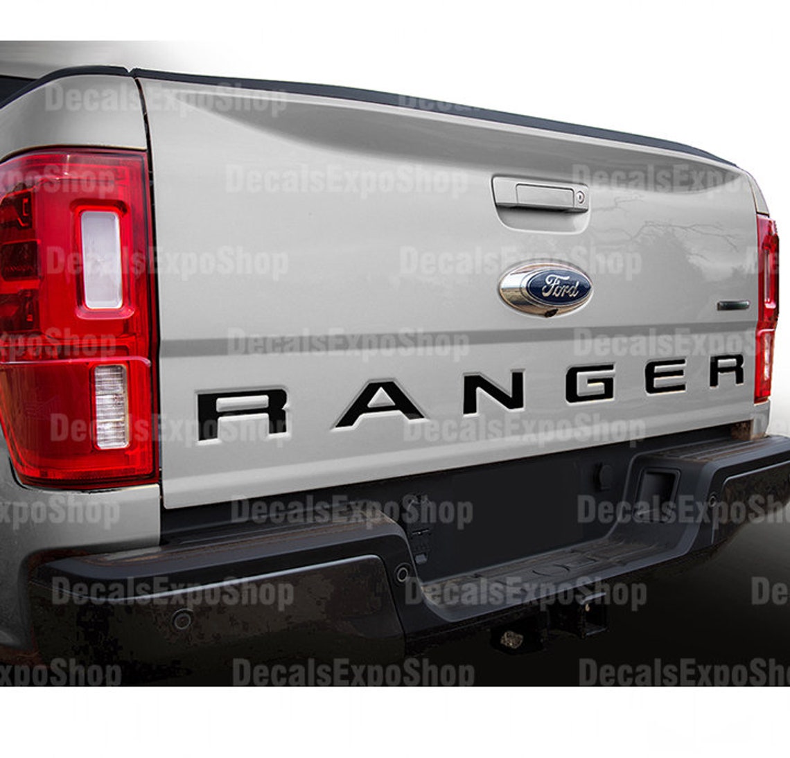 Ranger Tailgate Decal Fit Ford 2019 Truck Sticker Vinyl in 6 Colors (1 ...