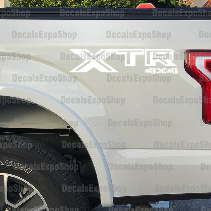 XTR 4x4 Decal Fits Bedside Ford F-150 Truck Sticker Vinyl in 6 Colors 2 ...