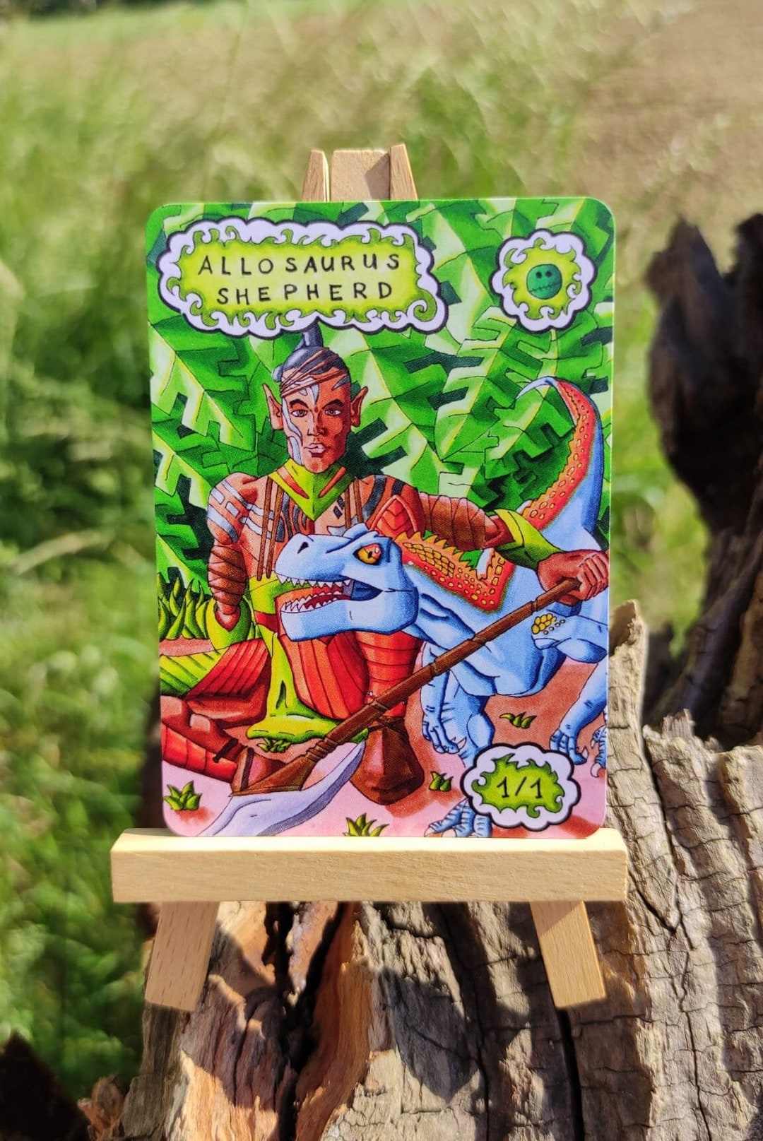 MTG Allosaurus Shepherd Handdrawn Proxy magic the - Etsy