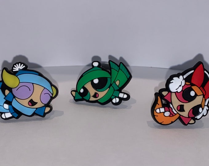 Powerpuff Girls Croc Charms - Etsy
