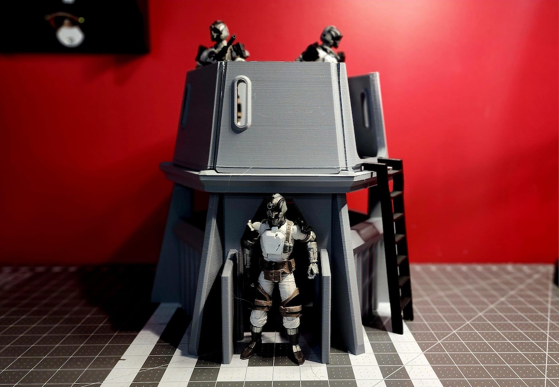 Outpost Bunker 1:12 - Digital STL File - 3D Printing - Etsy