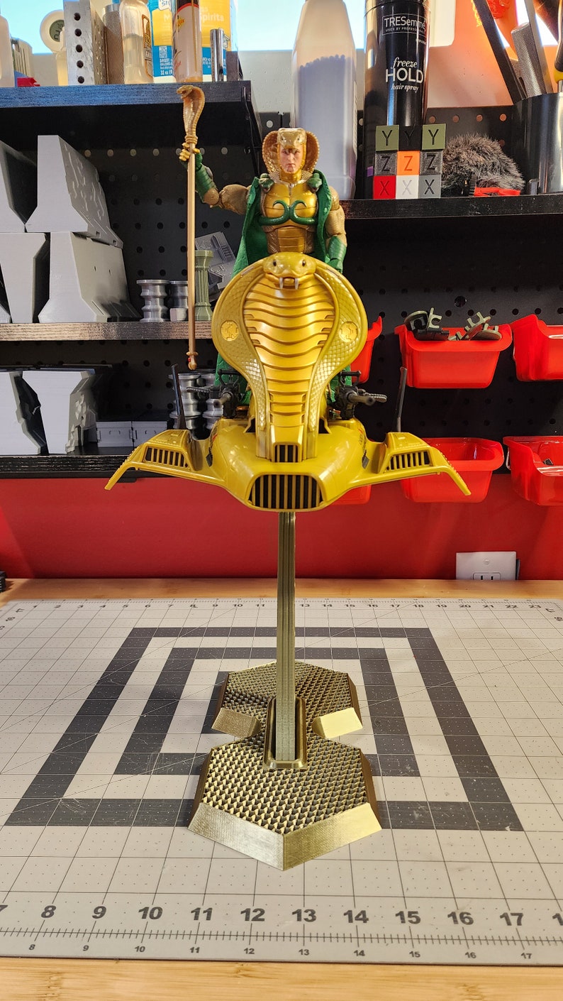Classified: Serpentor Air Chariot Stand 3d Printed - Etsy