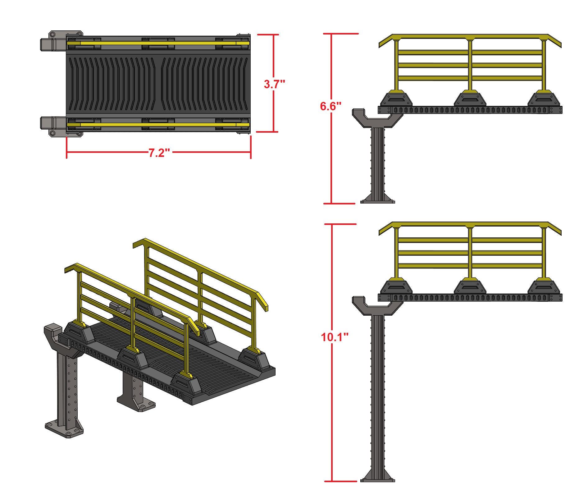 Modular Catwalk - I Platform - 1:12 Classified Scale- 3d Printed - Etsy