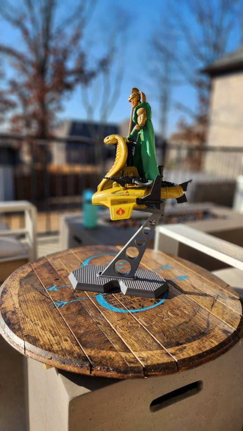 Classified: Serpentor Air Chariot Stand 3d Printed - Etsy