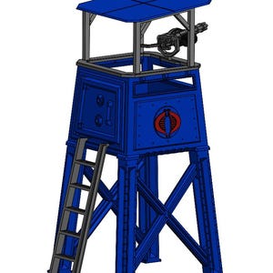 Classified Scale 1:12 GI Joe/cobra Watchtower 3d Printed - Etsy