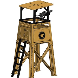 Classified Scale 1:12 GI Joe/cobra Watchtower 3d Printed - Etsy