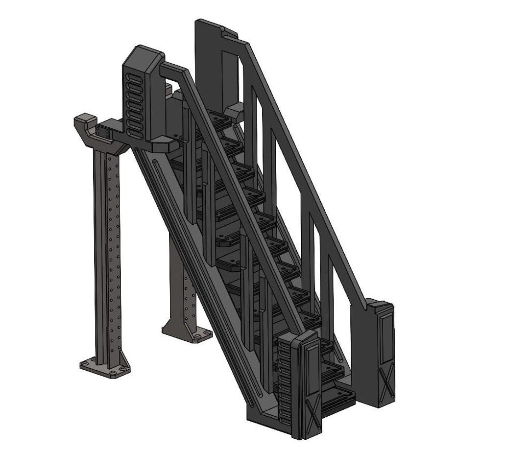 Modular Catwalk - Tall Stairs - 1:12 Classified Scale- 3d Printed - Etsy