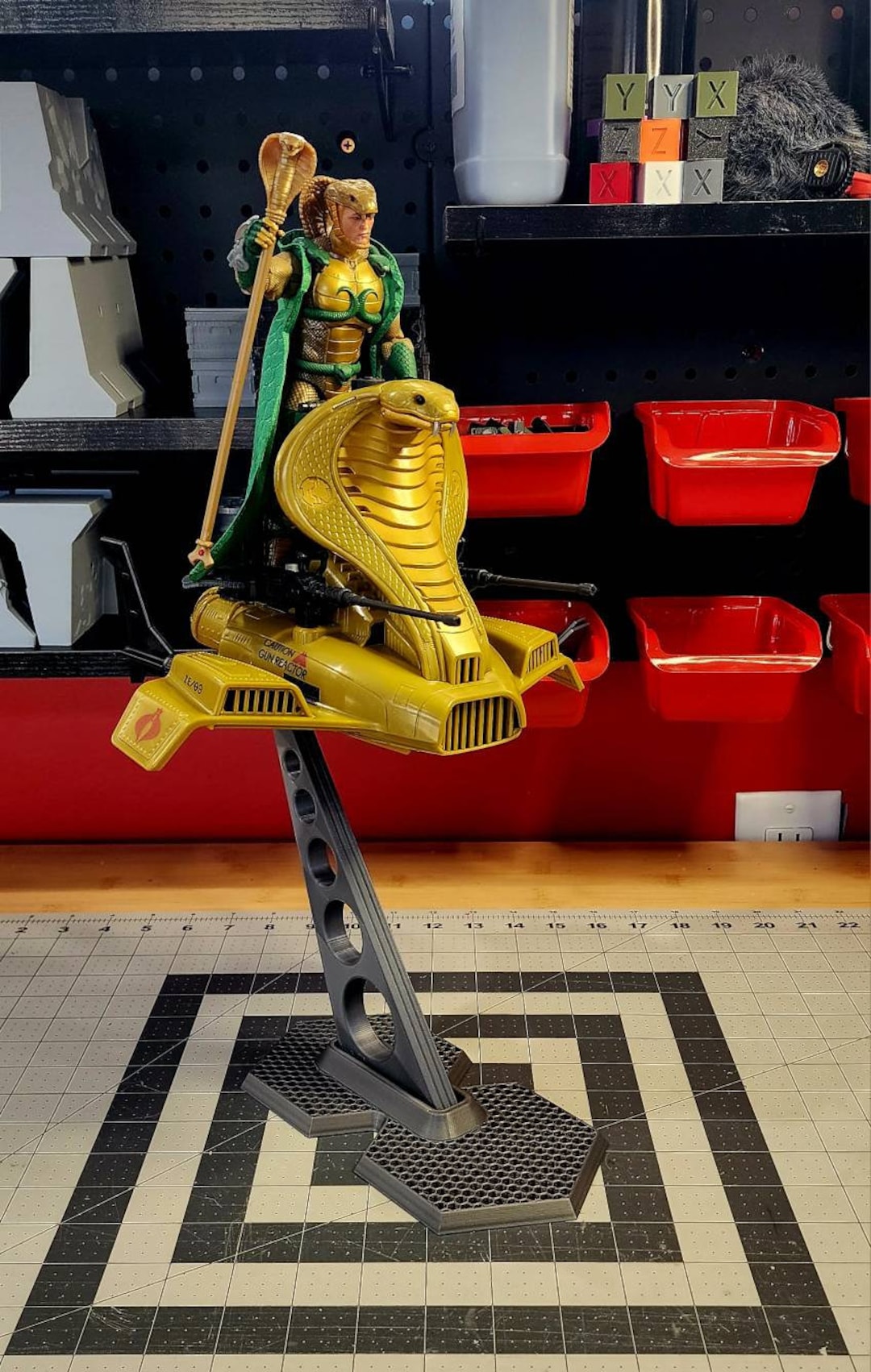 Classified: Serpentor Air Chariot Stand - 3d Printed - Etsy