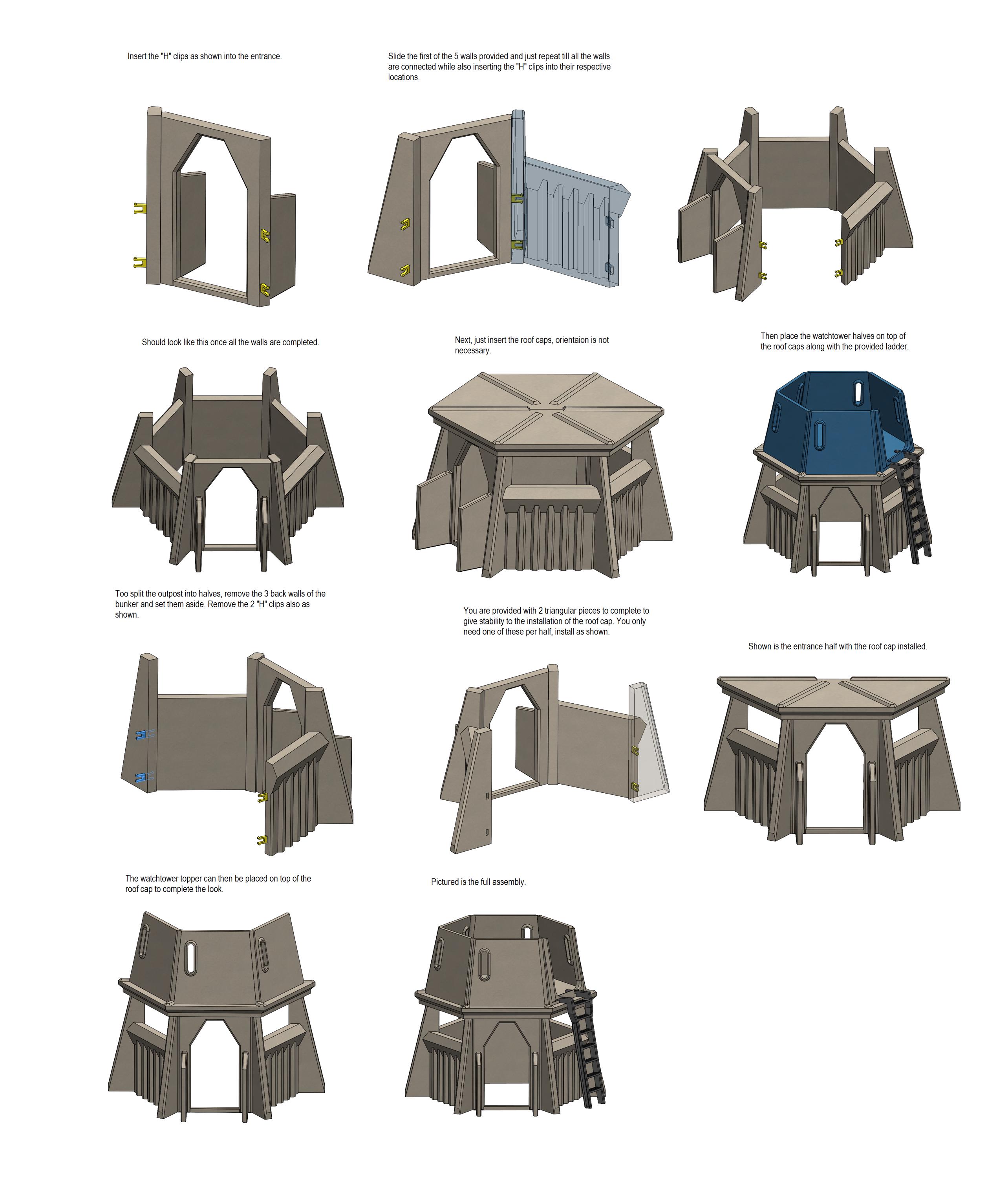 Outpost Bunker 1:12 - Digital STL File - 3D Printing - Etsy