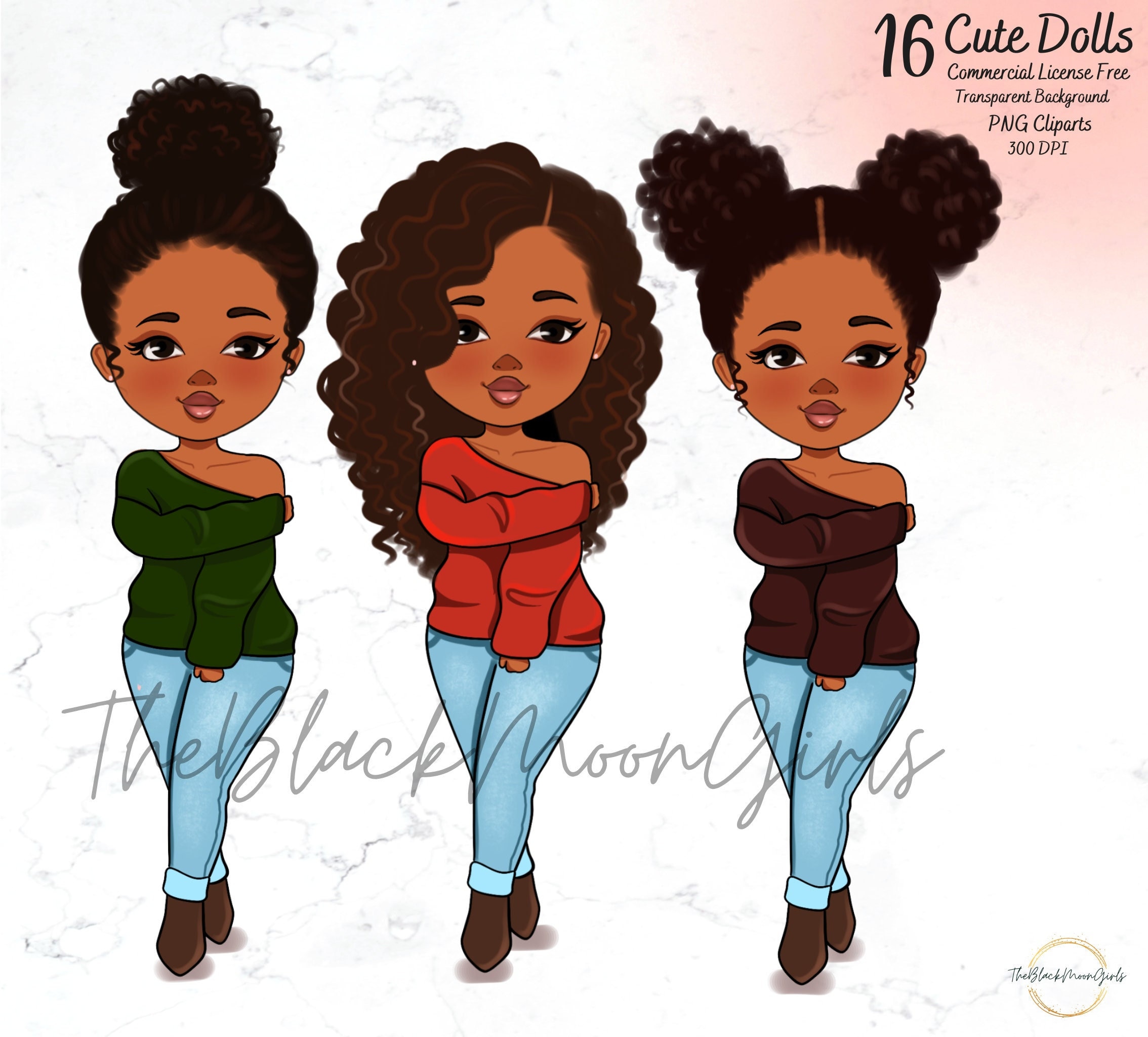 Chibi Dolls PNG Clipart Children Clipart Cute Kid Girl PNG - Etsy