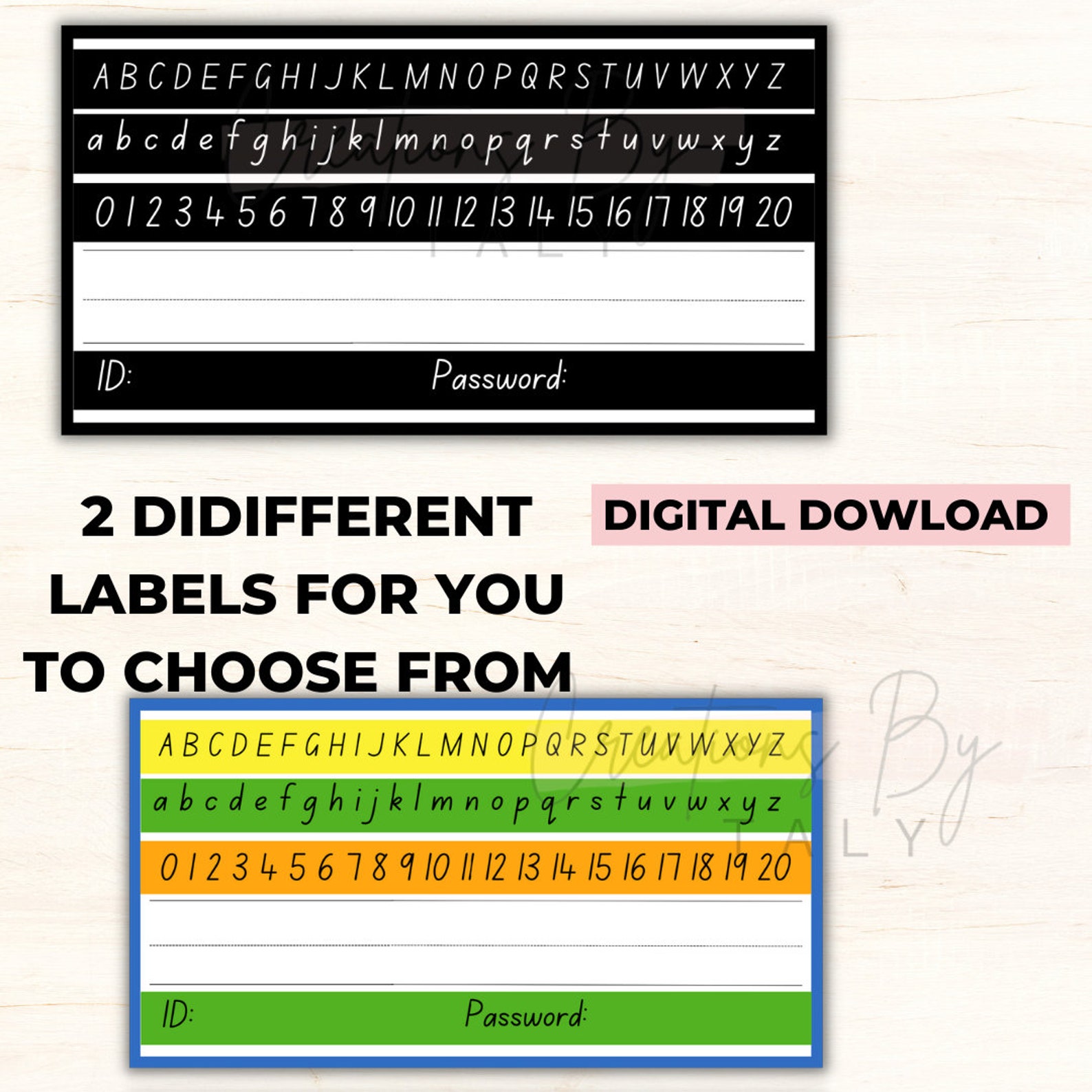 Classroom Name Tags & Name Plates for Students, Class Desk Name Tags ...