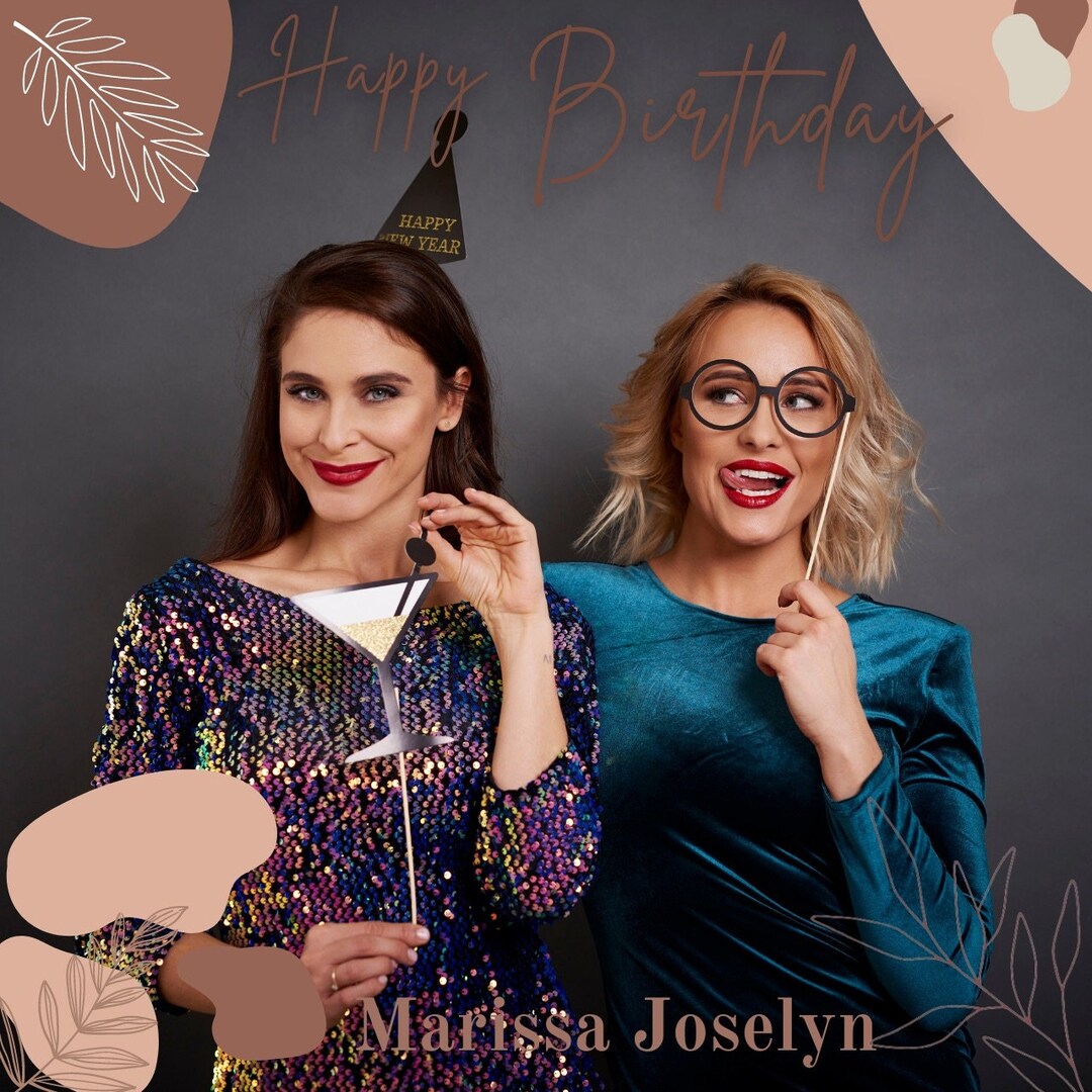 Boho Pink Custom Photo Booth Overlay Salsa Booth 360 Booth Mirror Booth ...