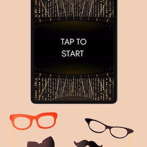Tap to Start Screen/photo Booth Screen/salsa Booth/guest Interface ...