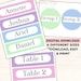 Pastel Classroom Labels, Student Locker Name Tags Pastel Color Name ...