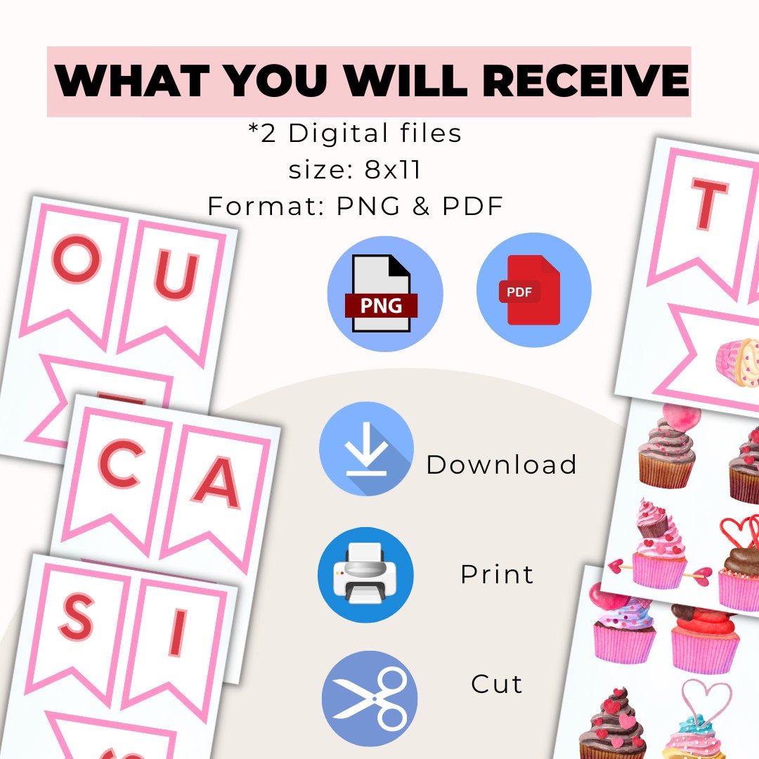 Our Class is Sweet Banner, Digital Download Classroom Valentines ...