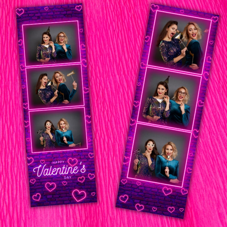 Custom Photo Booth Template Design, Personalized Digital Photobooth ...