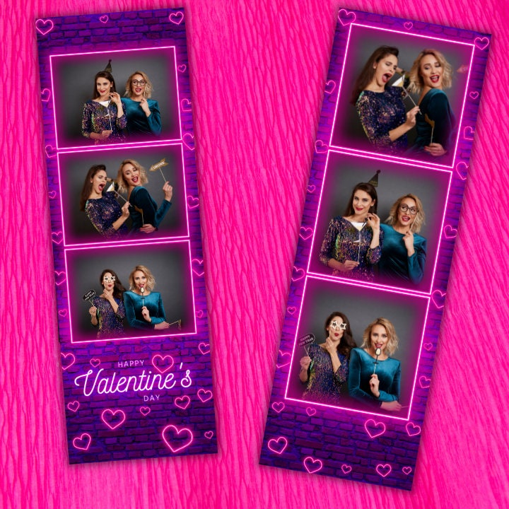 Custom Photo Booth Template Design, Personalized Digital Photobooth ...