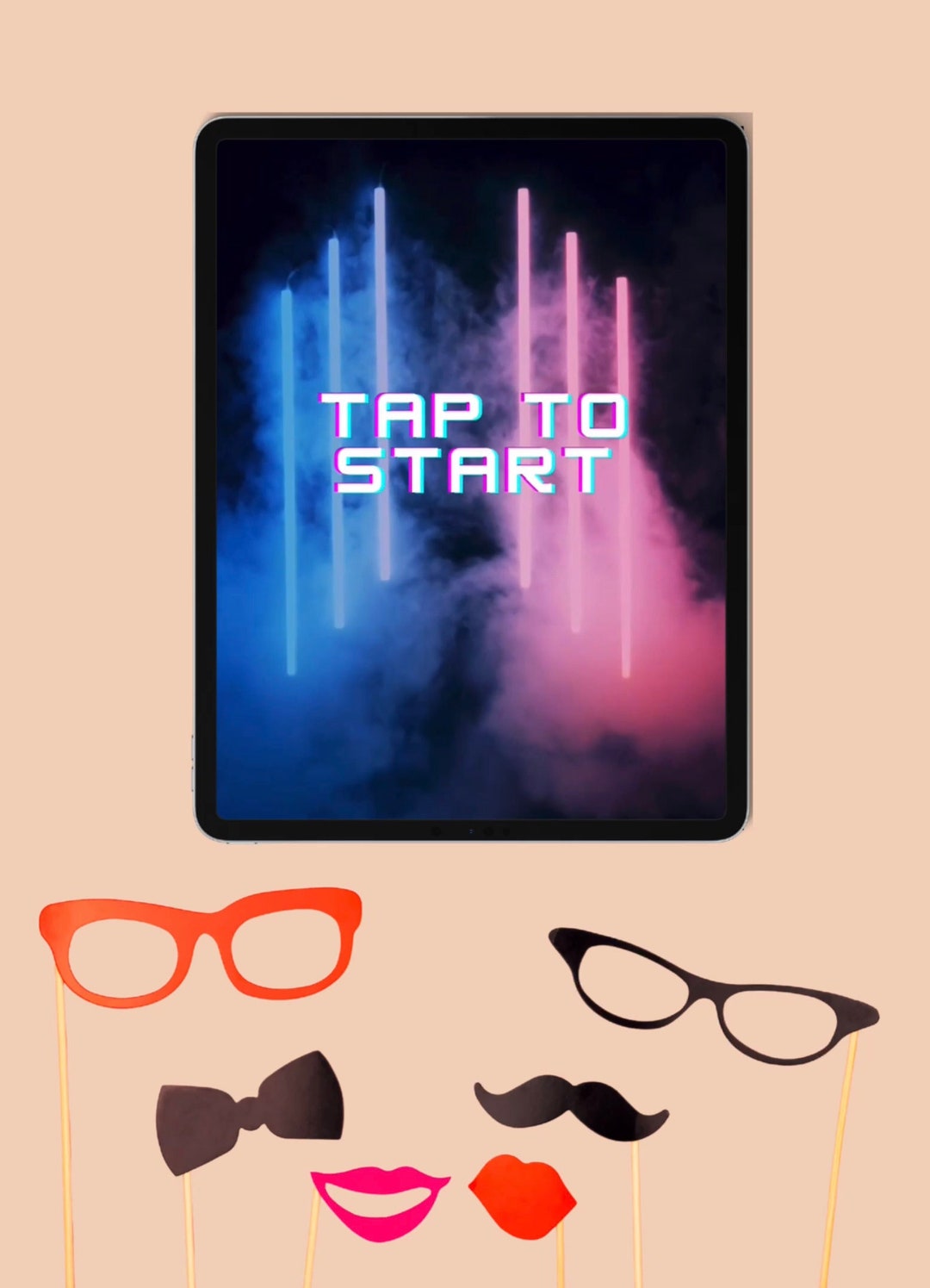 Tap to Start Screen/photo Booth Screen/salsa Booth/guest Interface ...