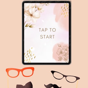 Tap to Start Screen/photo Booth Screen/salsa Booth/guest Interface ...