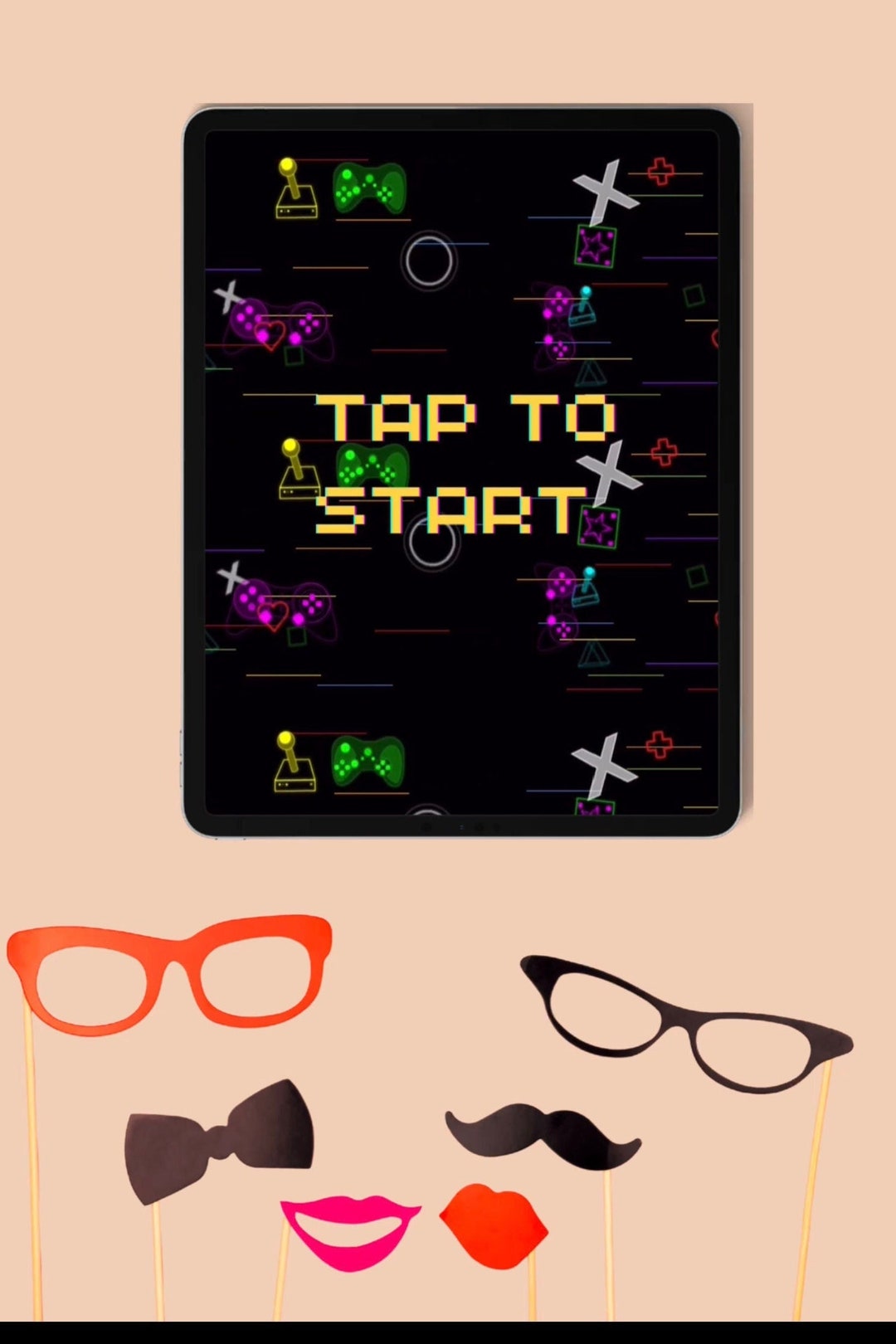 Tap to Start Screen/photo Booth Screen/salsa Booth/guest Interface ...