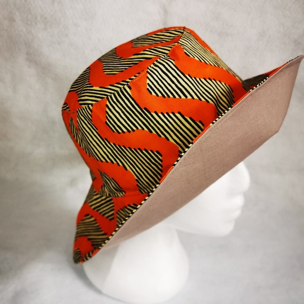 African Print Bucket Hat - Etsy