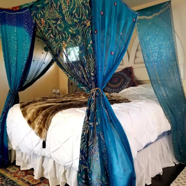 Gypsy Bed Canopy - Etsy