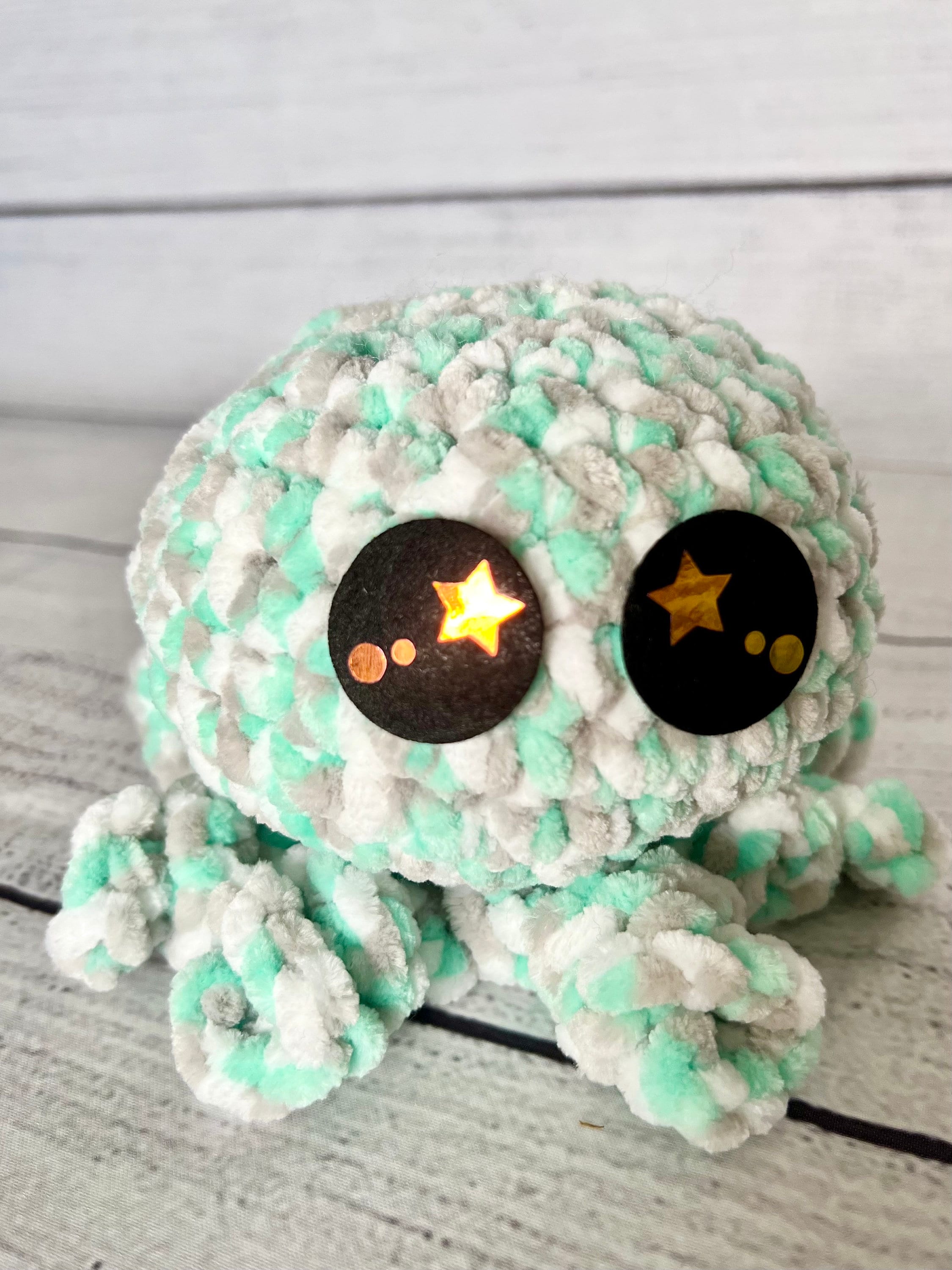 Crochet Octopus Plushie for Kids, Toddlers and Babies. Small Soft Octo ...